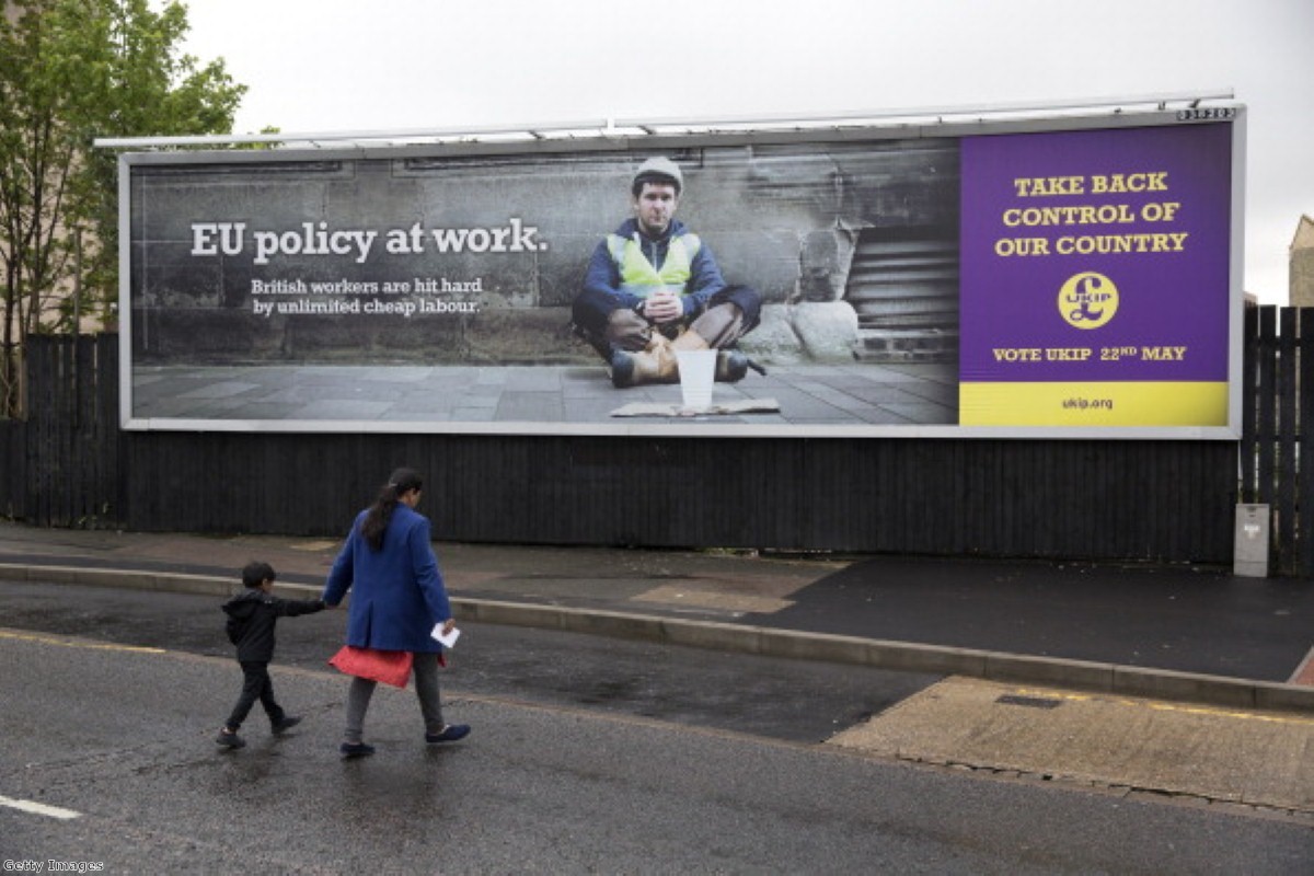 Ukip posters branded a 'lie' as builders report labour shortages