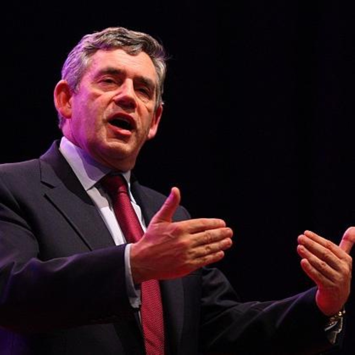 Sketch: When Gordon Brown speaks, the world stops to groan