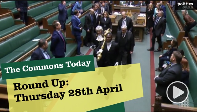 Round Up: Thursday 28th April 2022 - Politics.co.uk
