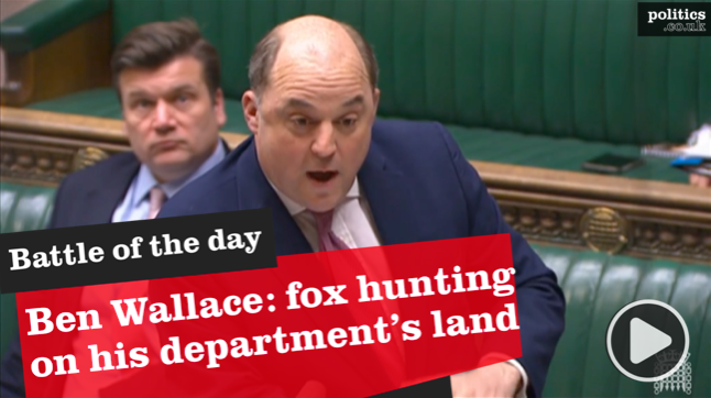Wallace accuses Labour of a 'corrupt' anti-fox hunting deal on the ...