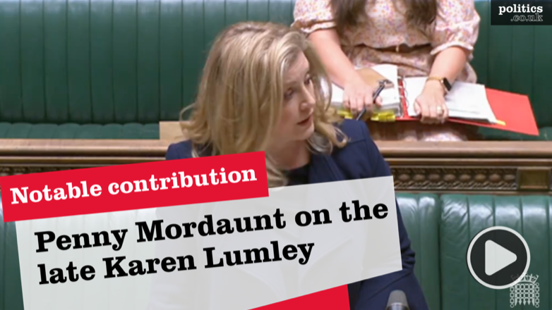 Mordaunt pays emotional tribute to former MP Karen Lumley who has died ...