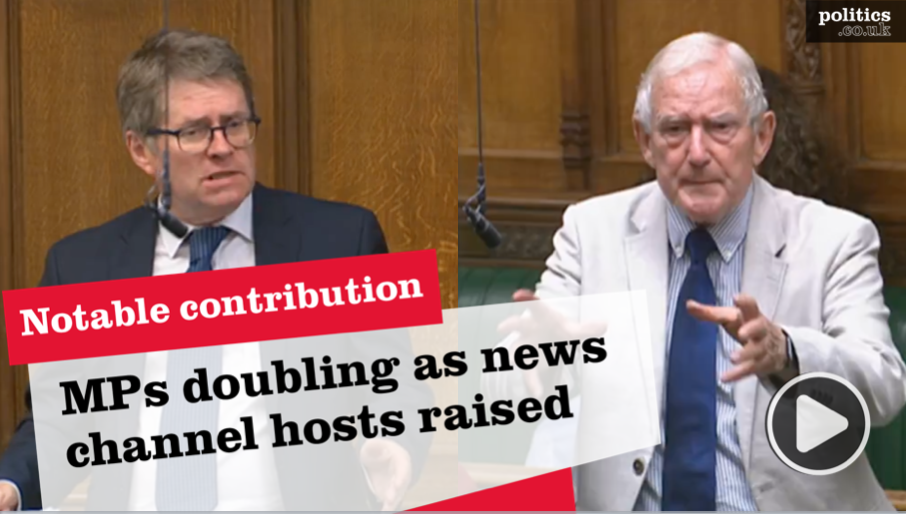 Brennan and Sheerman on Conservative MPs serving as 'news' show hosts ...