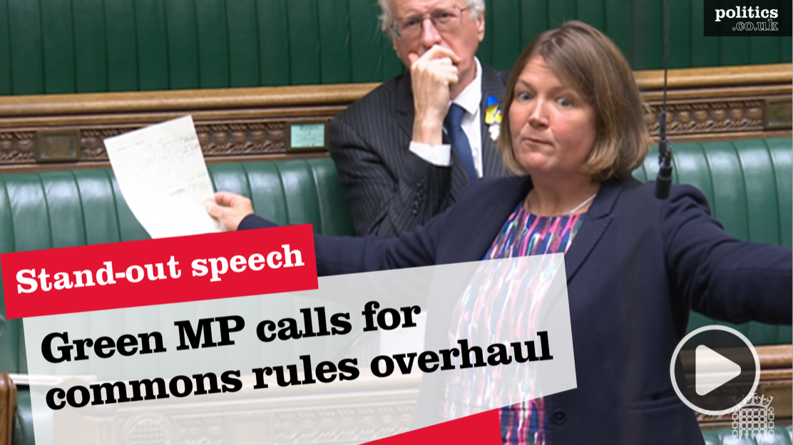 Green MP calls for commons overhaul, with electronic voting and ...